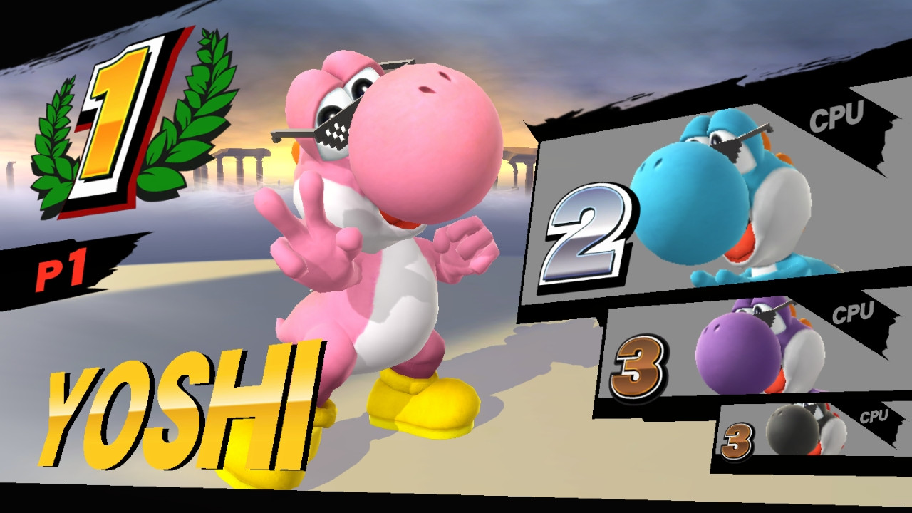 MLG Yoshi Mod for Super Smash Bros. (Wii U) | SSB4U Mods