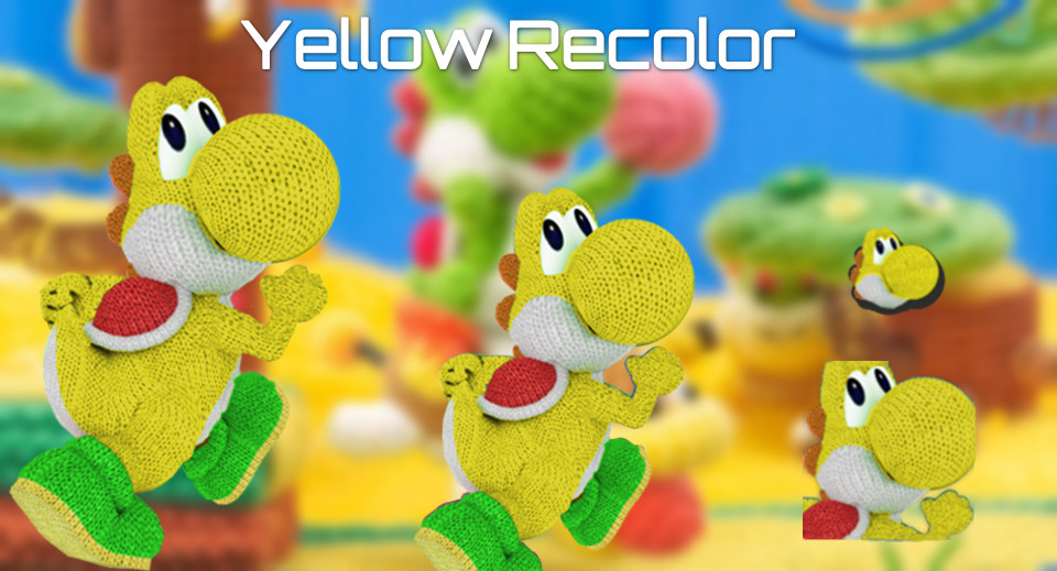 Yarn Yoshi Csps Recolors [super Smash Bros Wii U ] [mods]