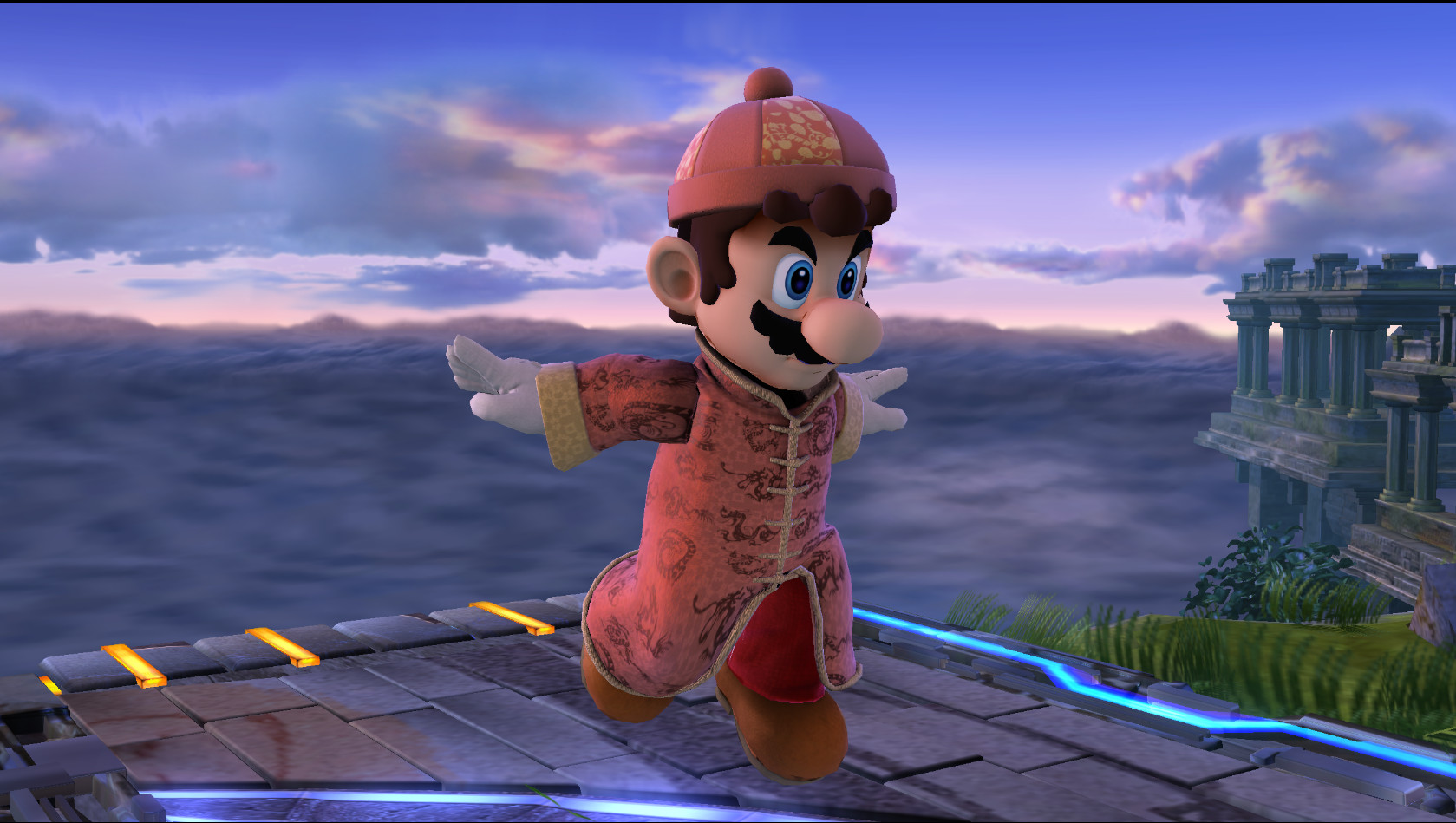 Chinese Qix Mario [Super Smash Bros. (Wii U)] [Mods]