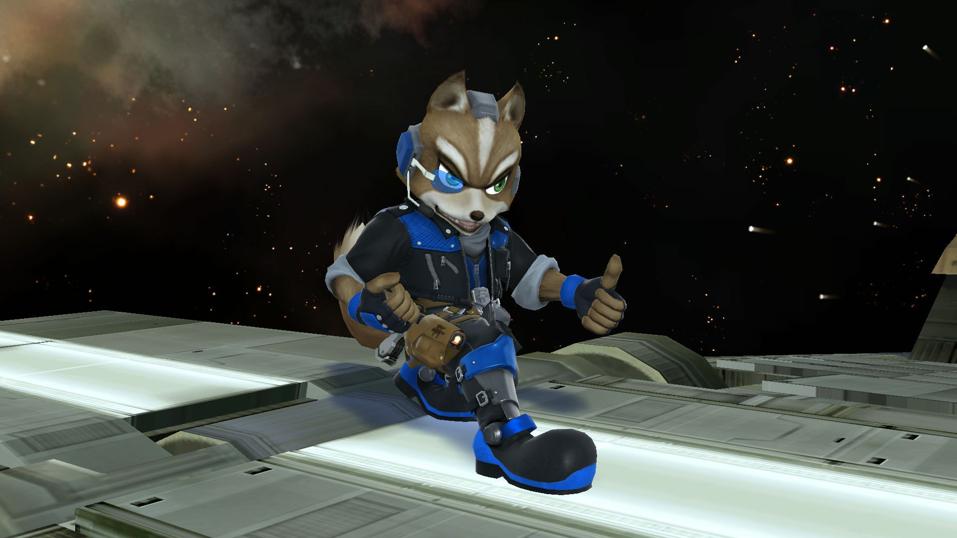 Black and Blue Fox [Super Smash Bros. (Wii U)] [Mods]