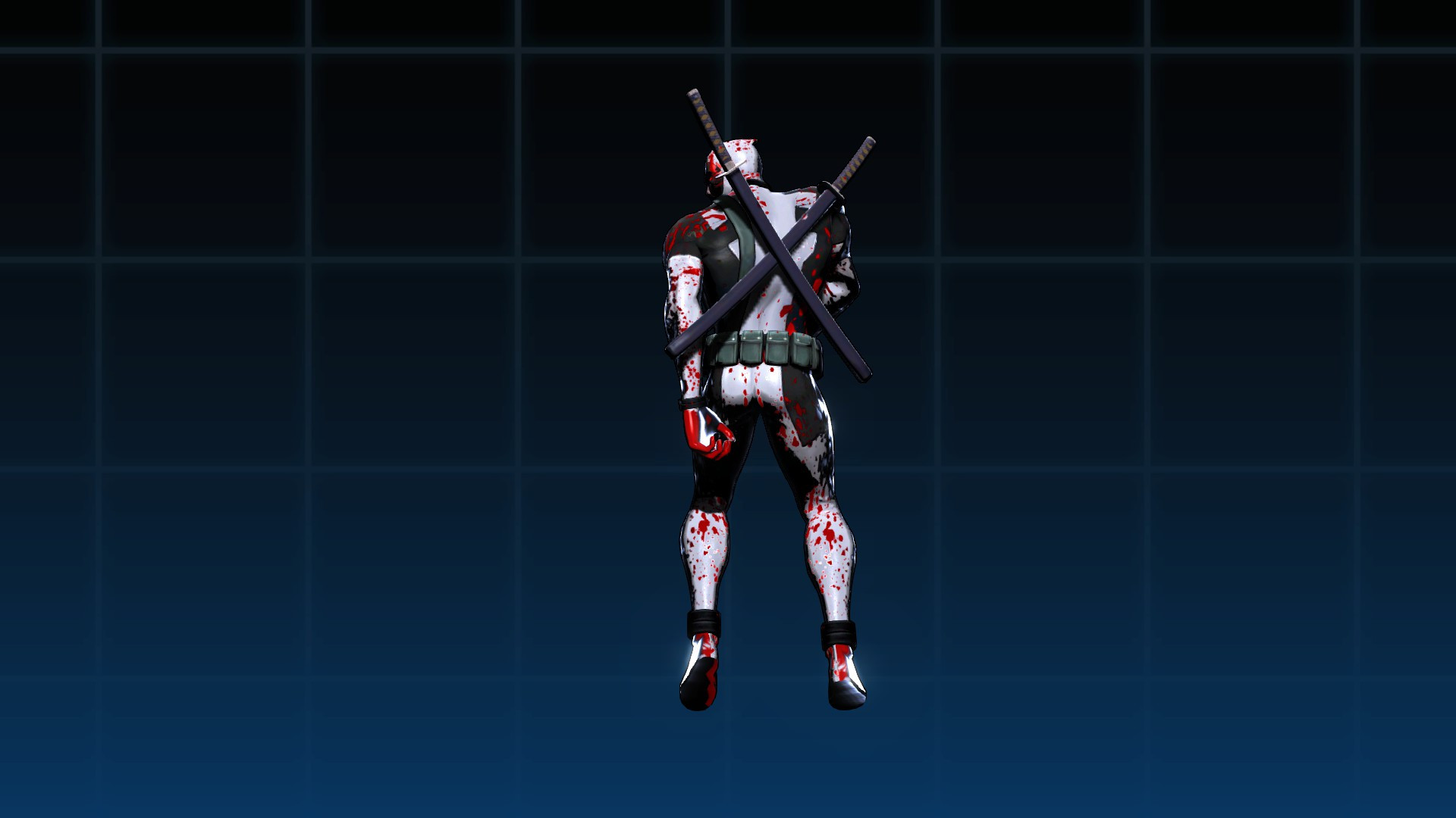 Bloodied X-force Deadpool [Ultimate Marvel vs Capcom 3] [Mods]