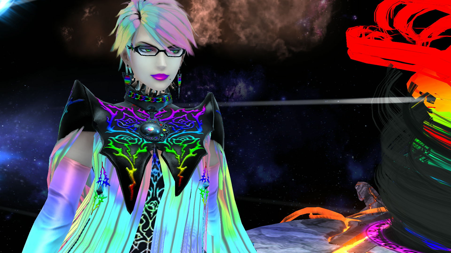 Over The Rainbow Bayonetta Mod for Super Smash Bros. (Wii U) | SSB4U Mods