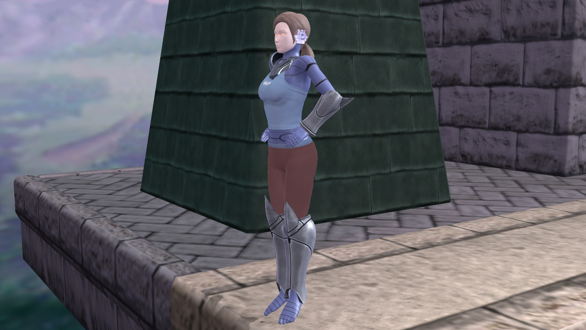 Wii Fit Cyborg [Super Smash Bros. (Wii U)] [Mods]