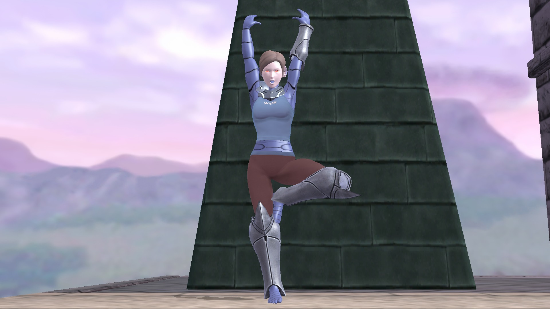 Wii Fit Cyborg [Super Smash Bros. (Wii U)] [Mods]