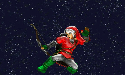 Christmas Link Version 2 [Super Smash Bros. (3DS)] [Mods]