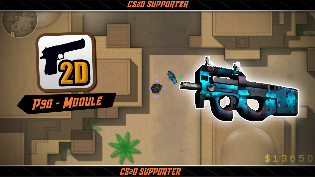 P90 - Module (CS:GO Skin) [CS2D] [Mods]