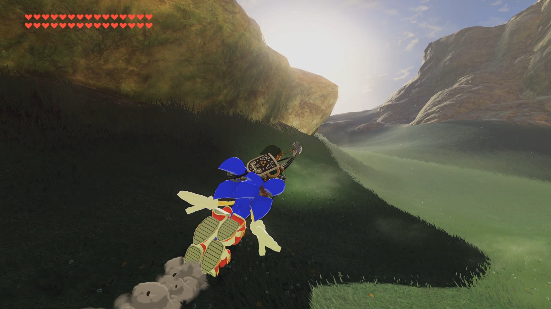 Sonic over Motorcycle Mod for The Legend of Zelda: Breath of the Wild ...