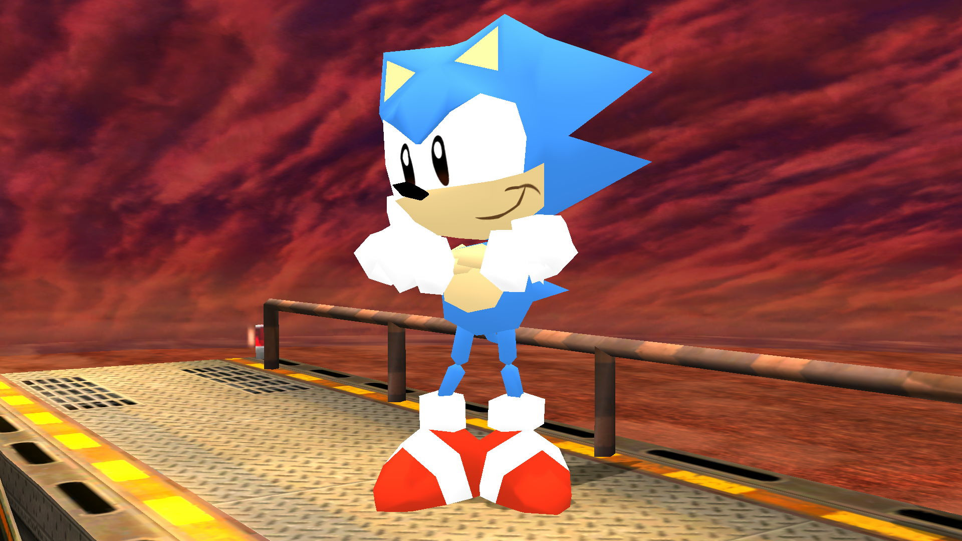 Toei Sonic (Sonic The Fighters Style) Mod for Super Smash Bros. (Wii U ...