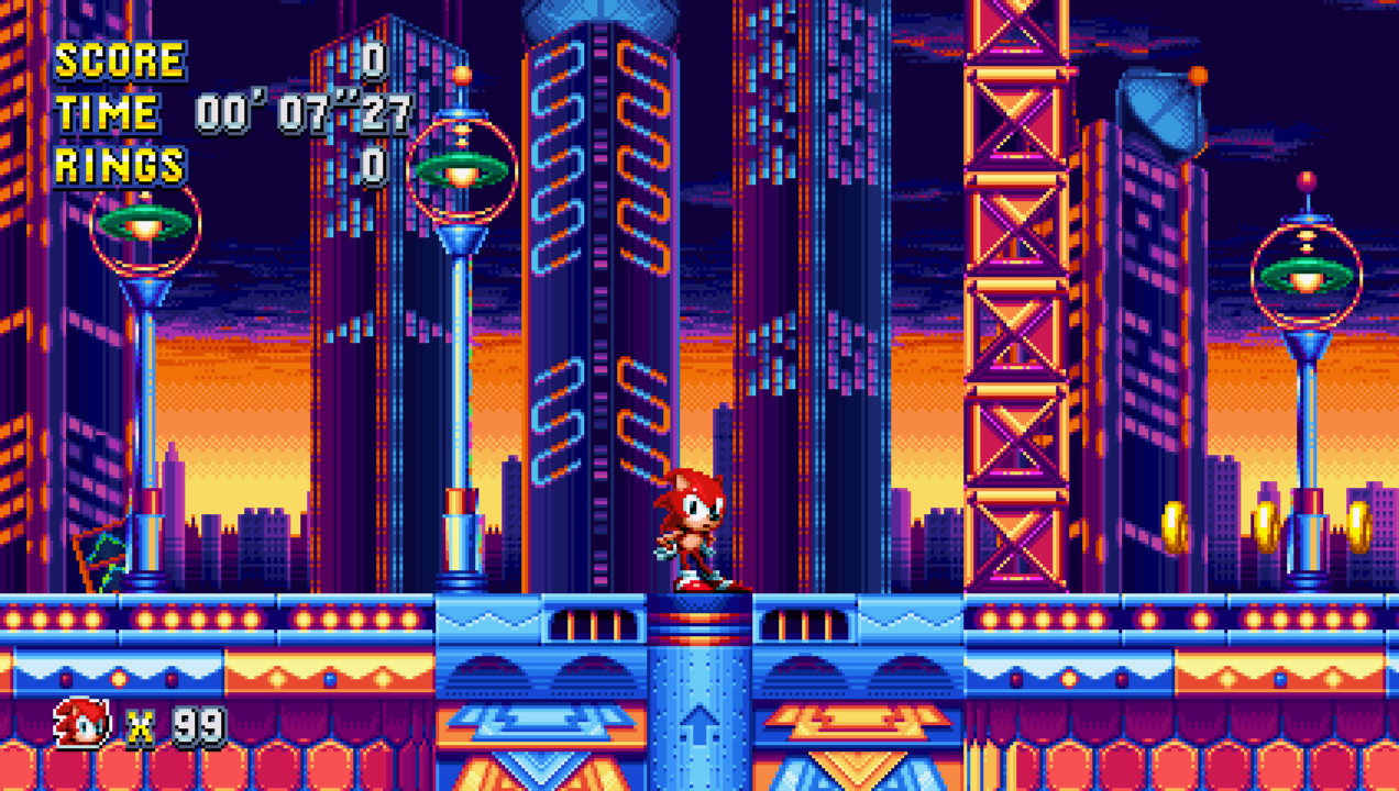 Red Sonic & Blue Knuckles Mod for Sonic Mania | SM Mods