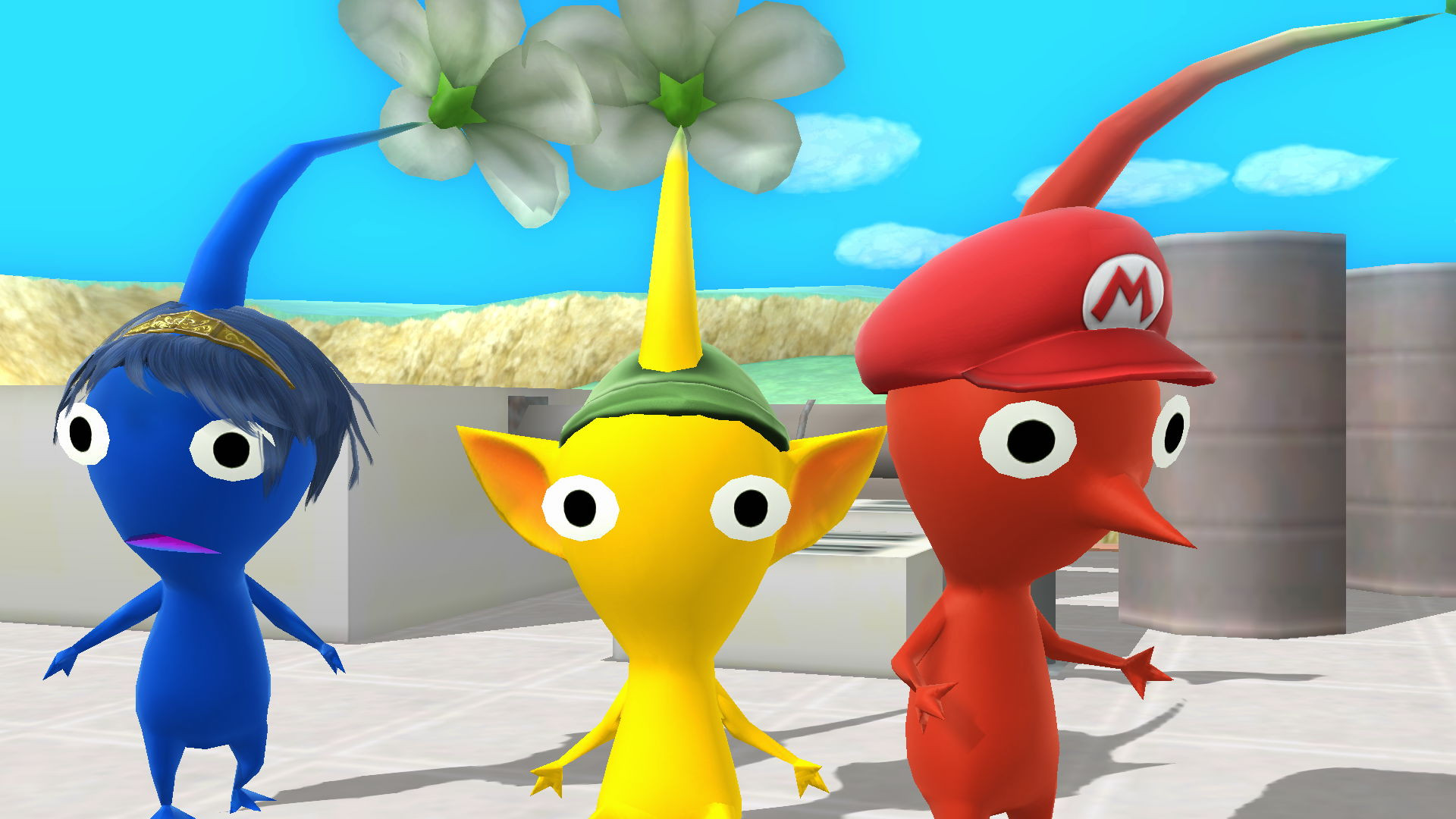 Pikmin Cosplay Mod for Super Smash Bros. (Wii U) | SSB4U Mods
