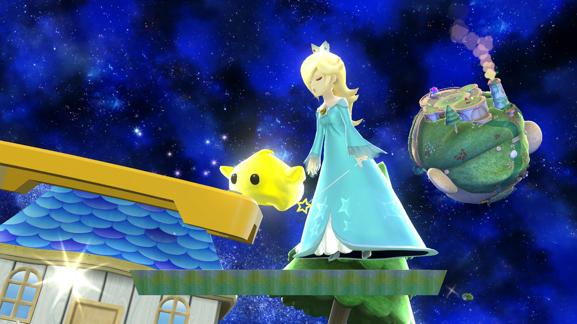 Mario Galaxy - Flat Gravity Effect Mod for Super Smash Bros. (Wii U ...