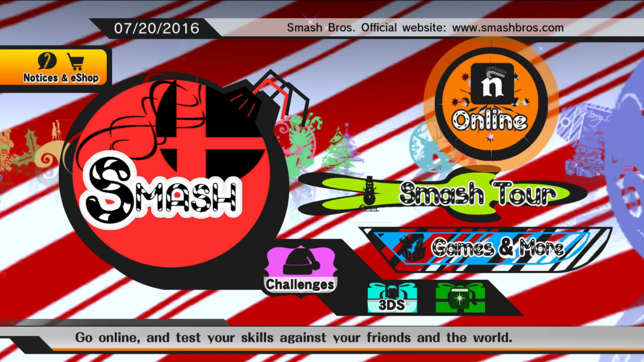 Merry Smash Bros Christmas GUI Overhaul Mod for Super Smash Bros. (Wii ...