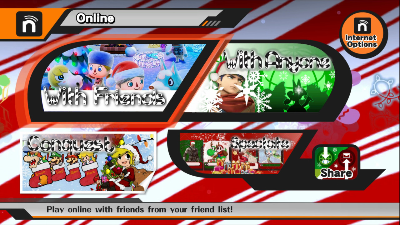 Merry Smash Bros Christmas GUI Overhaul Mod for Super Smash Bros. (Wii ...