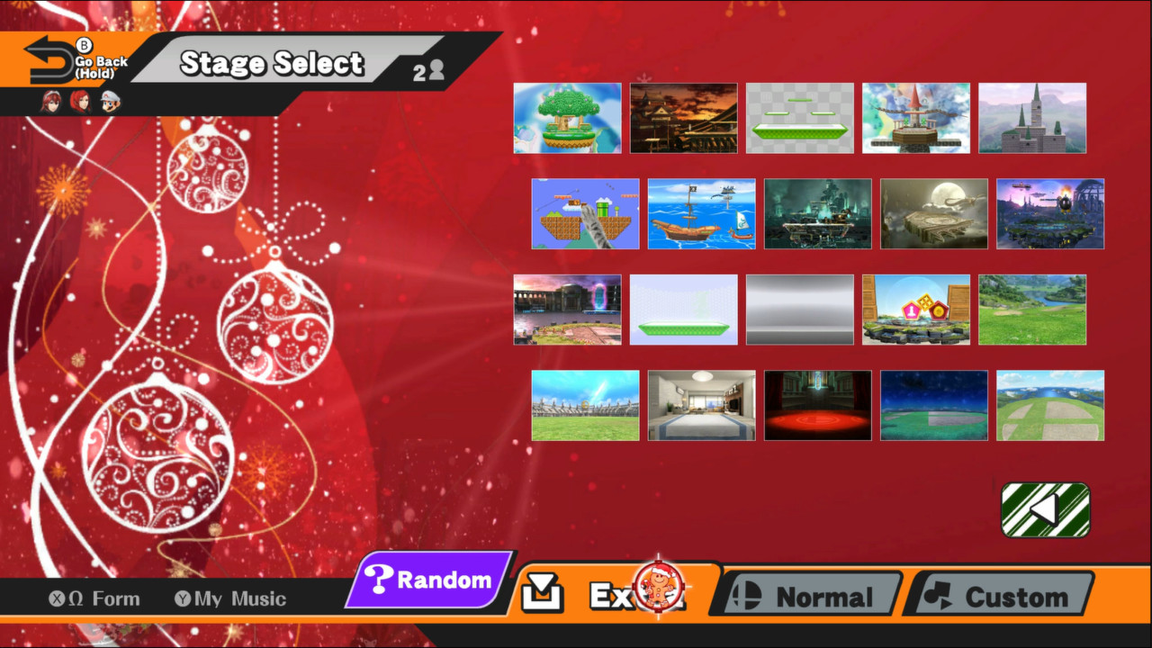 Merry Smash Bros Christmas GUI Overhaul Mod for Super Smash Bros. (Wii ...