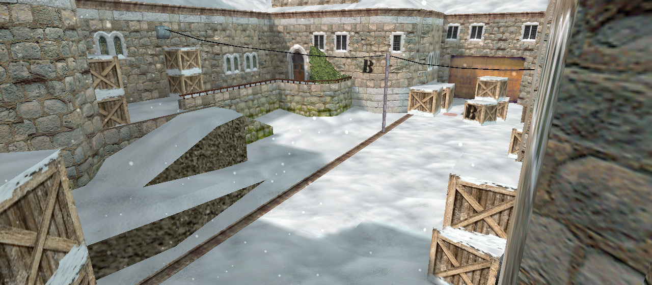 de_cbble_winter Mod for Counter-Strike 1.6 | CS1.6 Mods