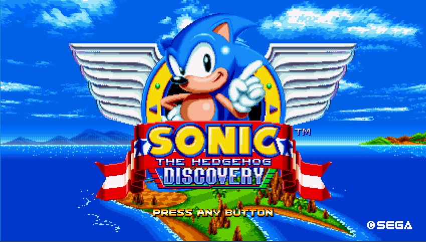 Sonic Discovery Title Screen and "Power On" button Mod for Sonic Mania ...