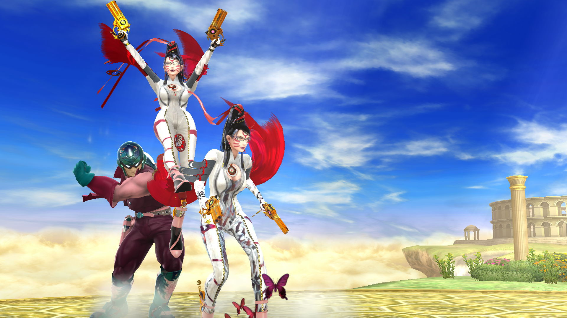 Okami Bayonetta [Super Smash Bros. (Wii U)] [Mods]