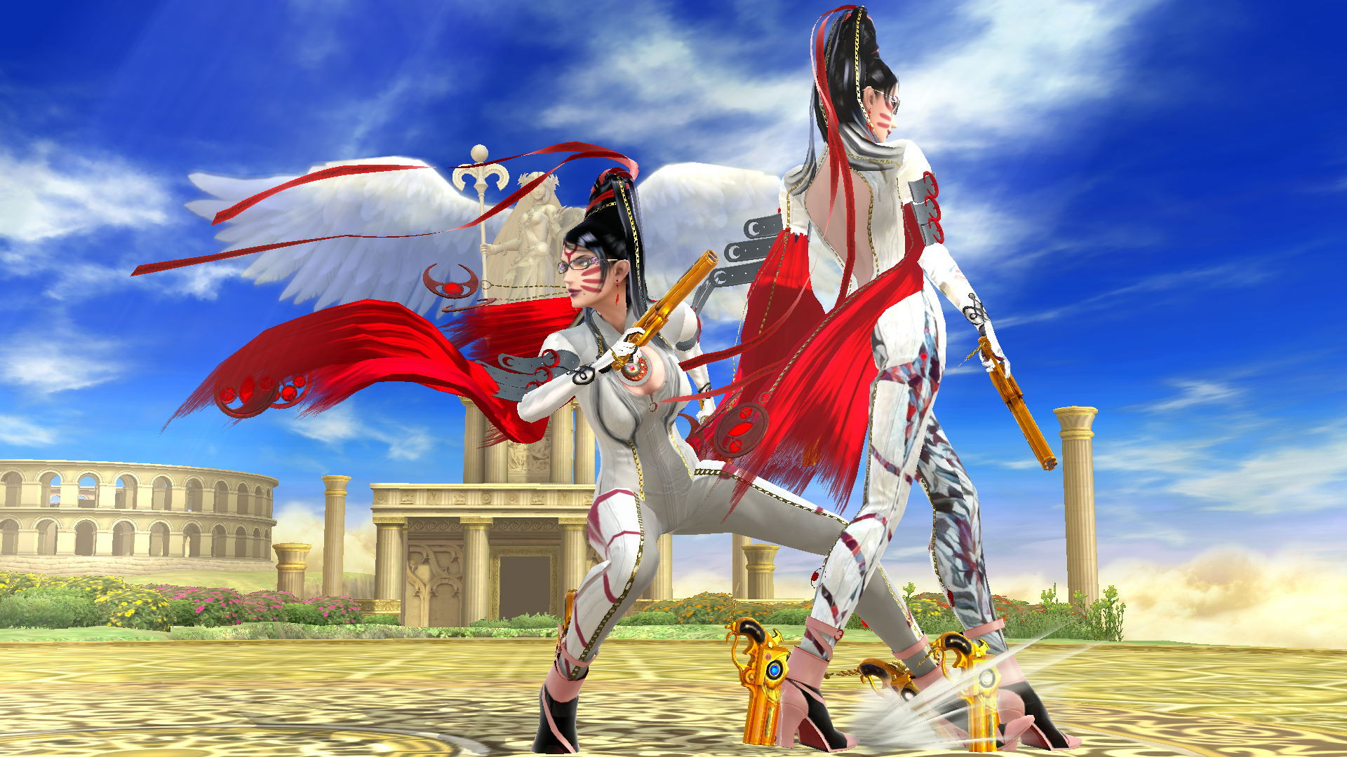 Okami Bayonetta [Super Smash Bros. (Wii U)] [Mods]