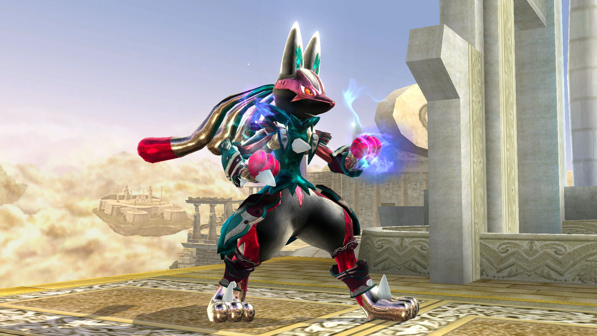 Mega Anubis Lucario Mod for Super Smash Bros. (Wii U) | SSB4U Mods