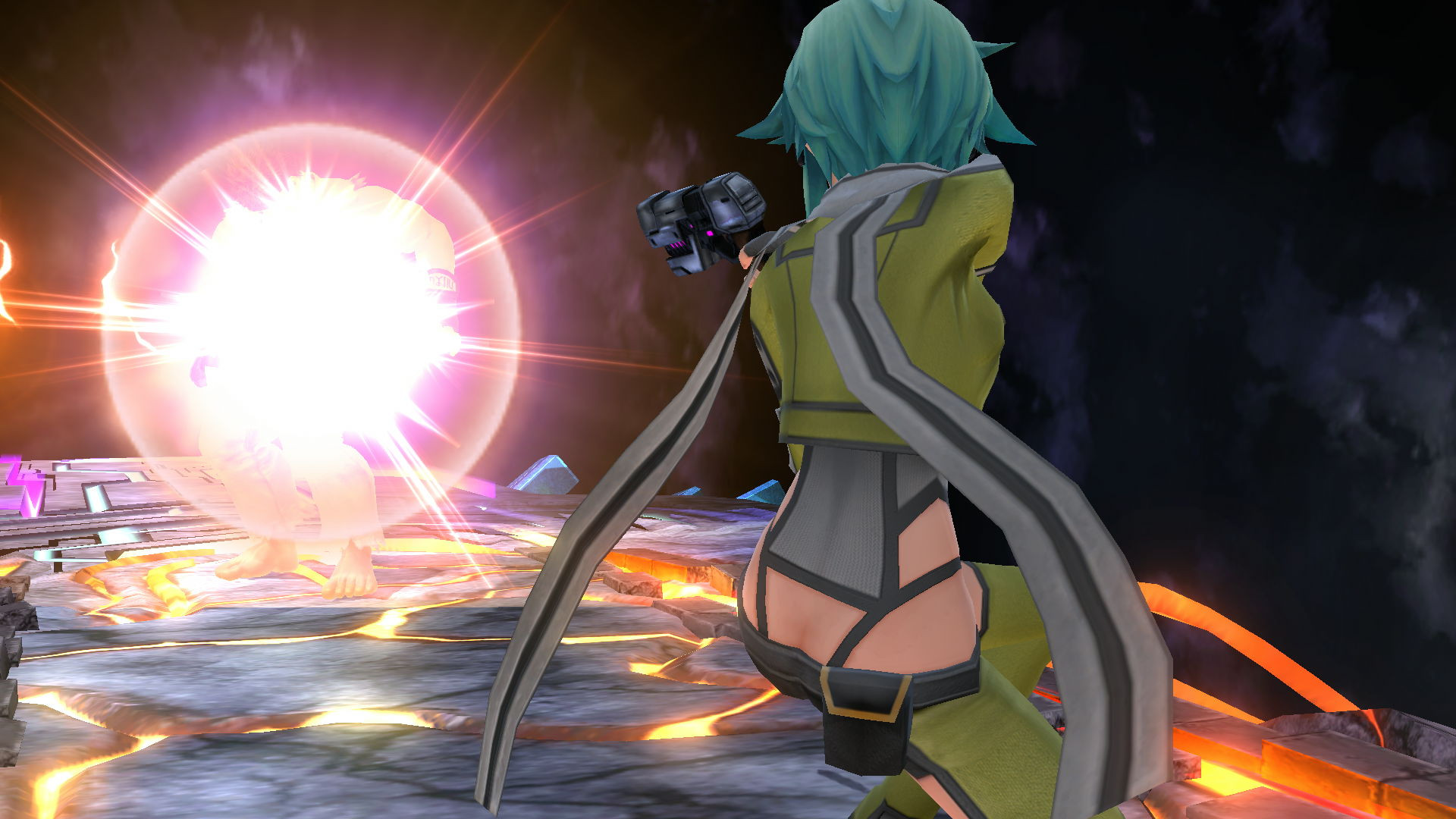 Sinon (Gun Gale Online Skin) Mod for Super Smash Bros. (Wii U) | SSB4U Mods