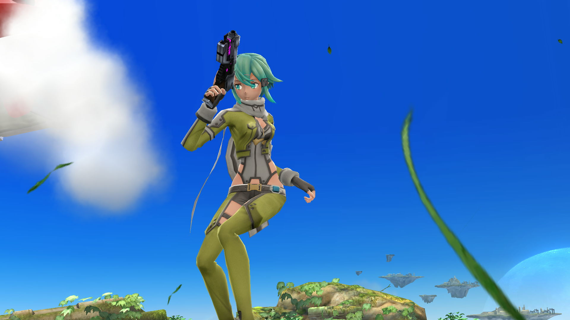 Sinon (Gun Gale Online Skin) Mod for Super Smash Bros. (Wii U) | SSB4U Mods