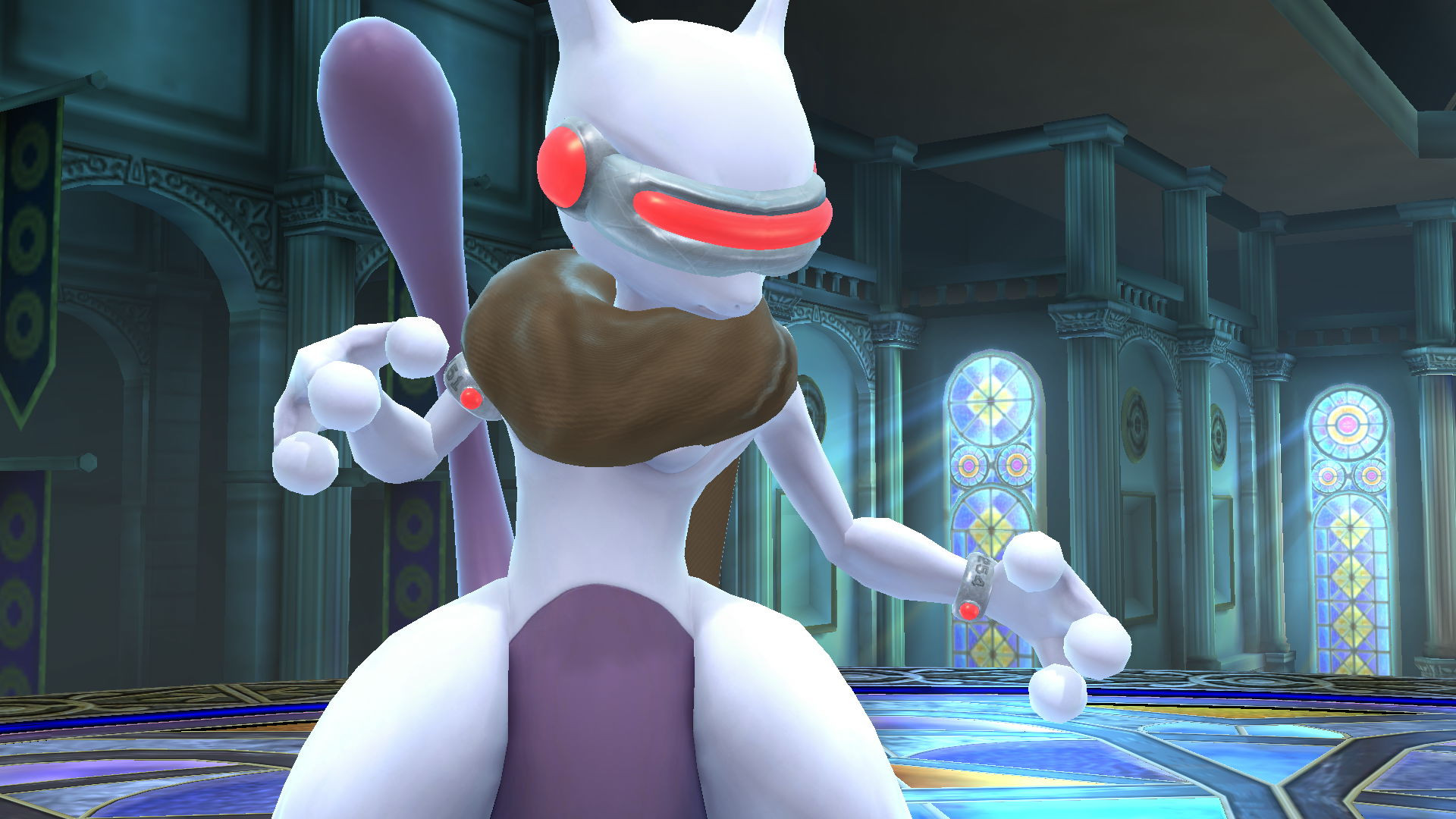 Galactic Hunter Mewtwo Mod for Super Smash Bros. (Wii U) | SSB4U Mods