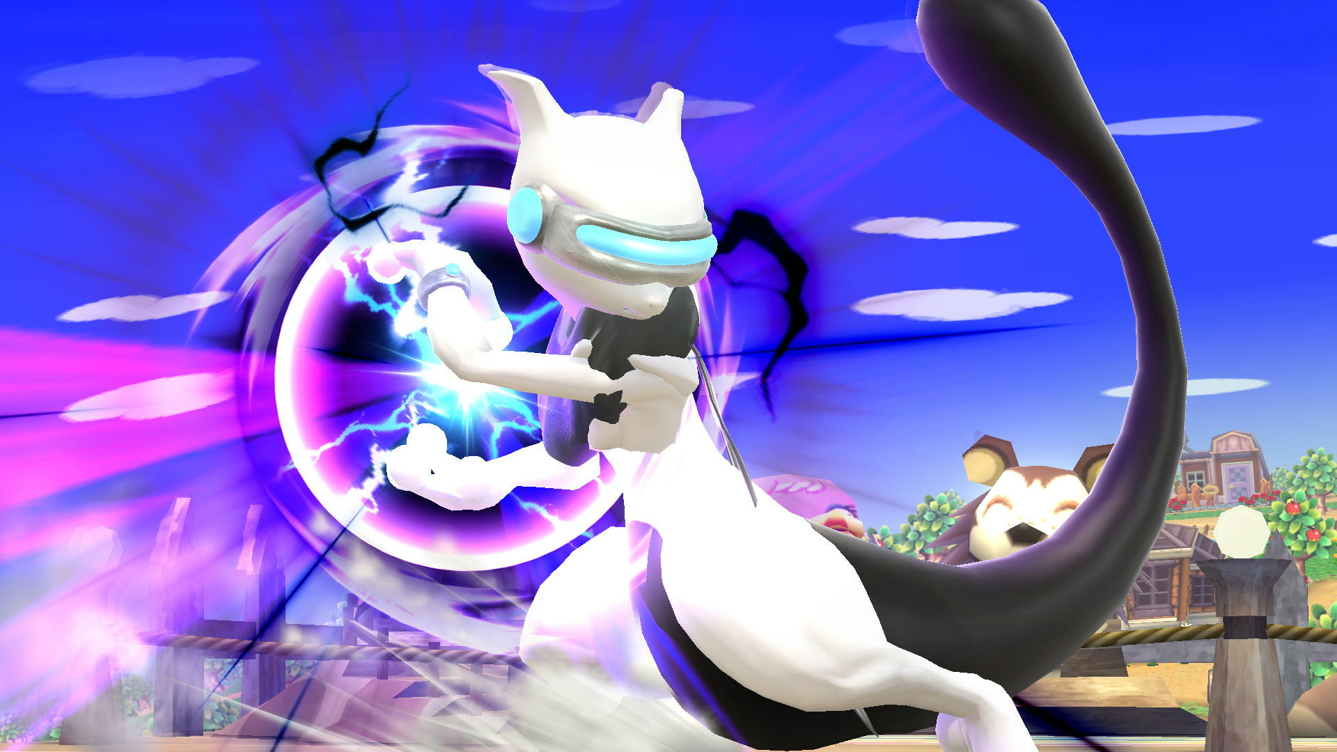 Galactic Hunter Mewtwo Mod for Super Smash Bros. (Wii U) | SSB4U Mods