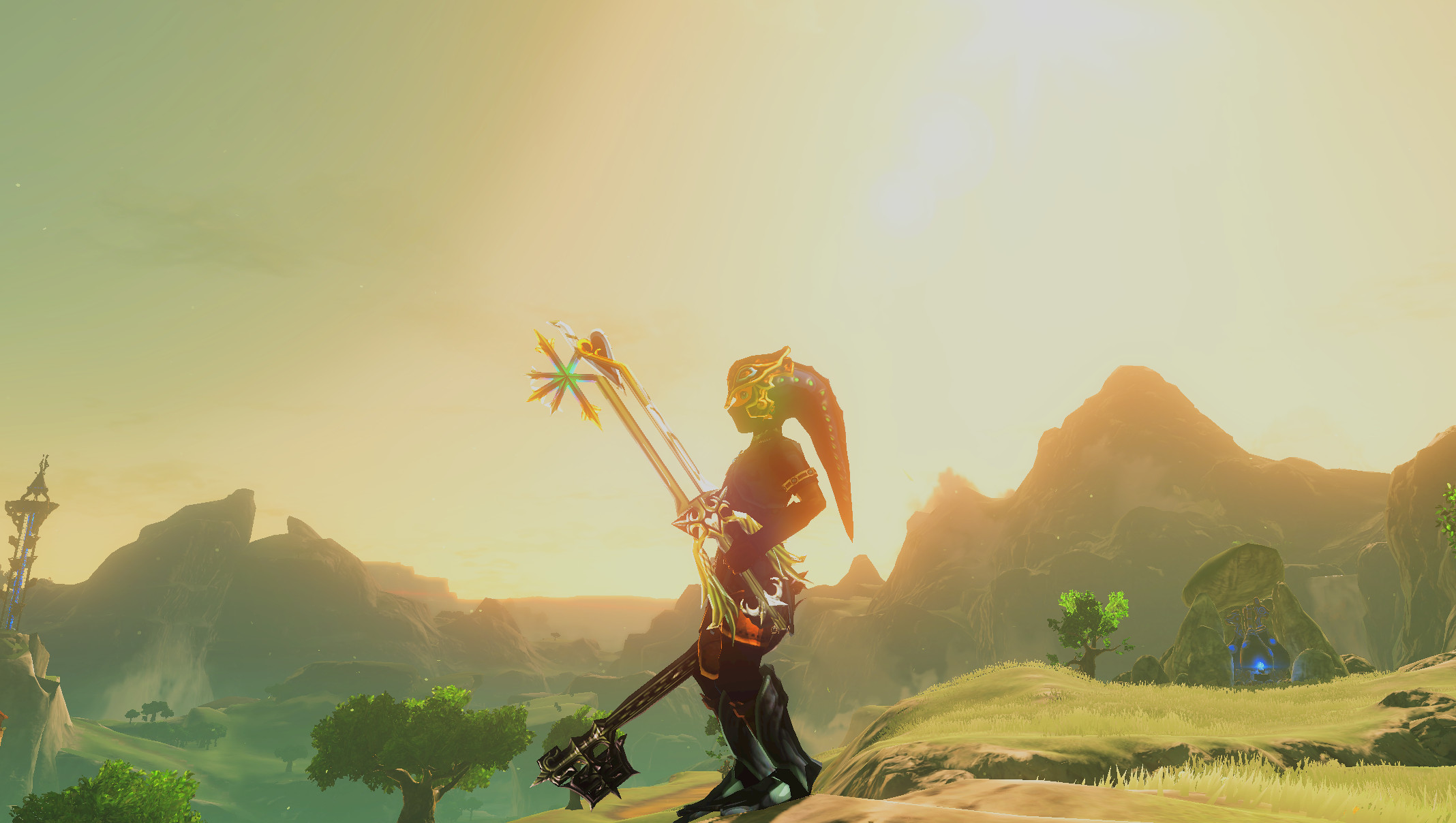 Oblivion & Oathkeeper Dual Keyblade Mod for The Legend of Zelda: Breath ...