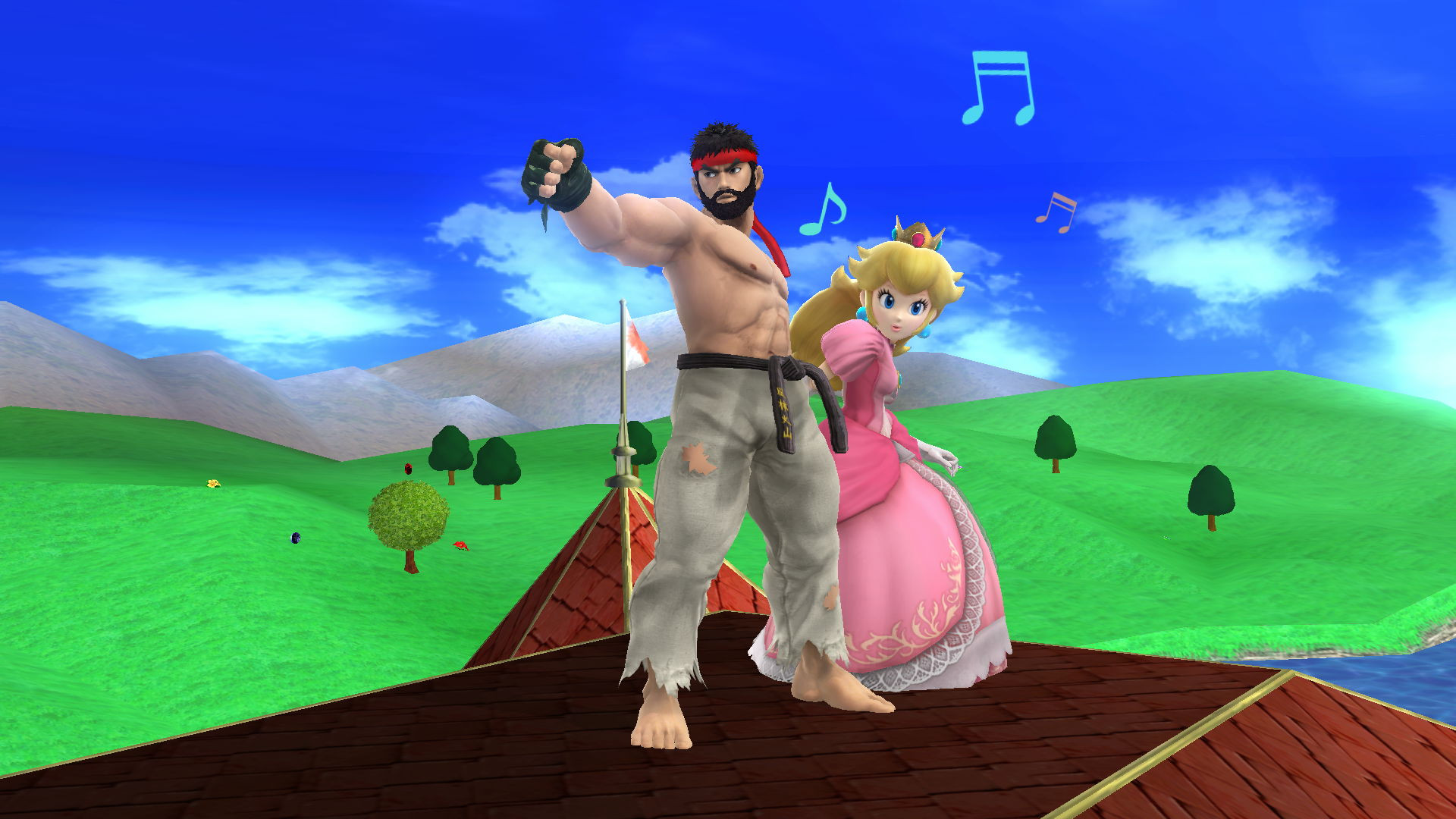 Bearded Ryu [Super Smash Bros. (Wii U)] [Mods]