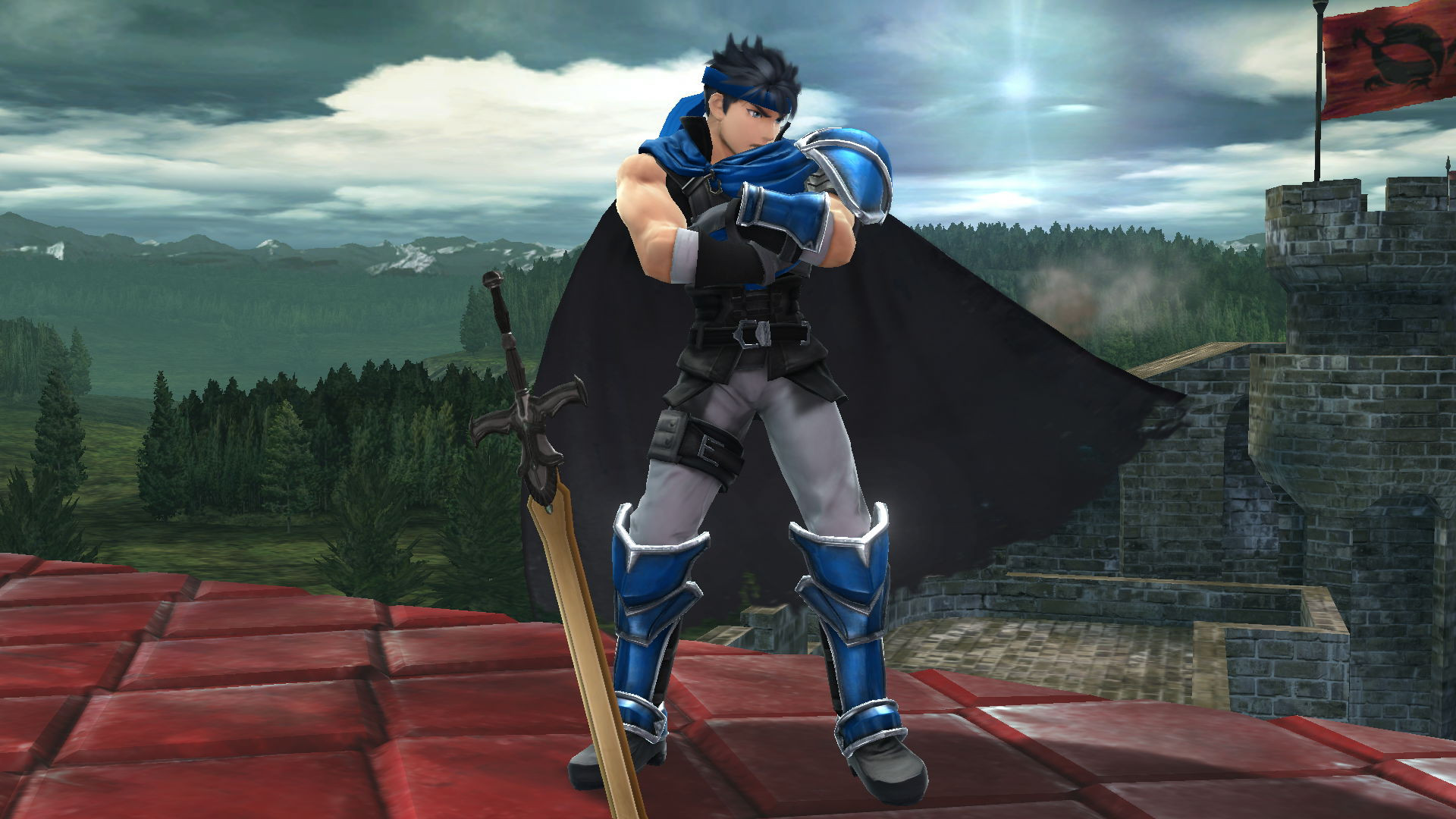 Black and Blue Ike Revamped [Super Smash Bros. (Wii U)] [Mods]