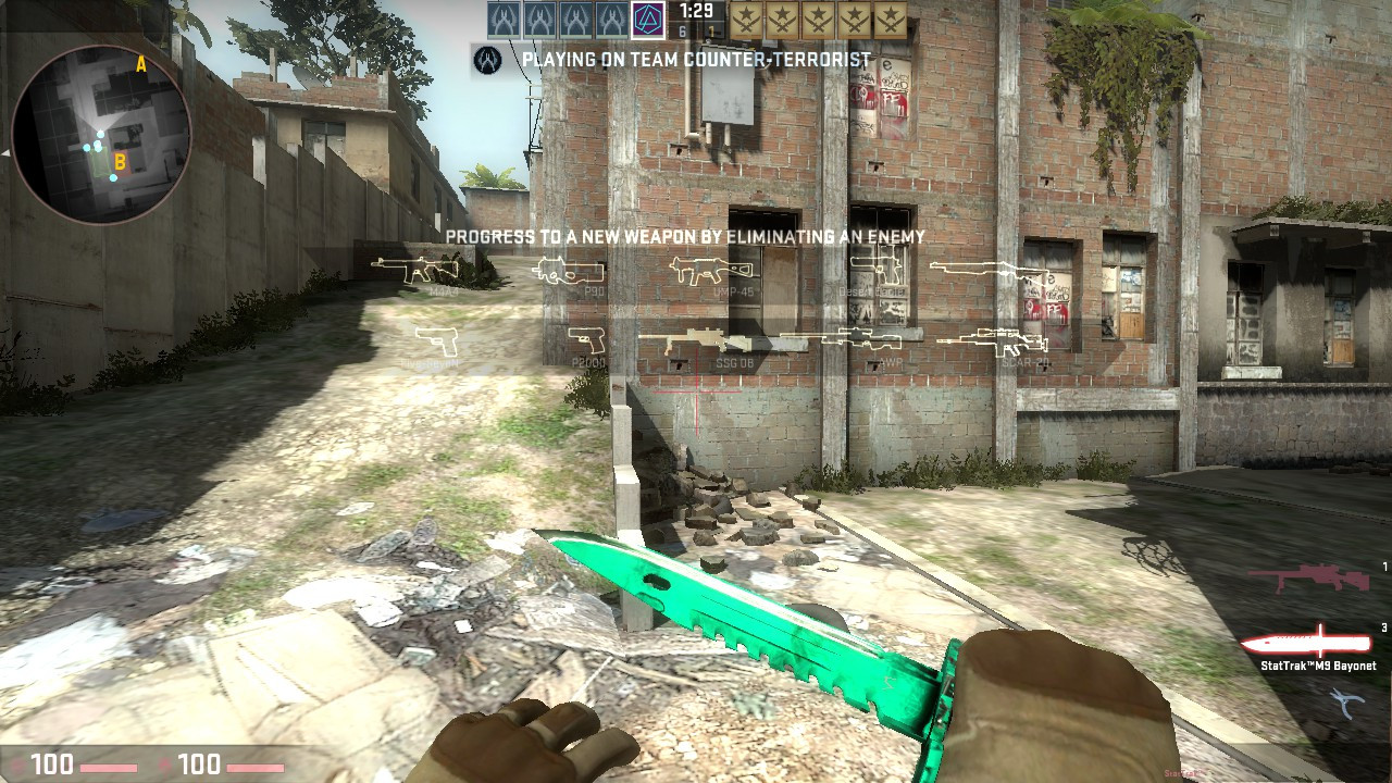 M9 Bayonet | Emerald Mod for Counter-Strike: Global Offensive | CS:GO Mods