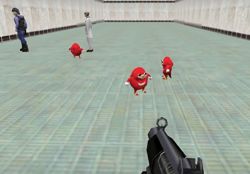 VRChat Uganda Knuckles meme ROACH Mod for Half-Life | HL Mods