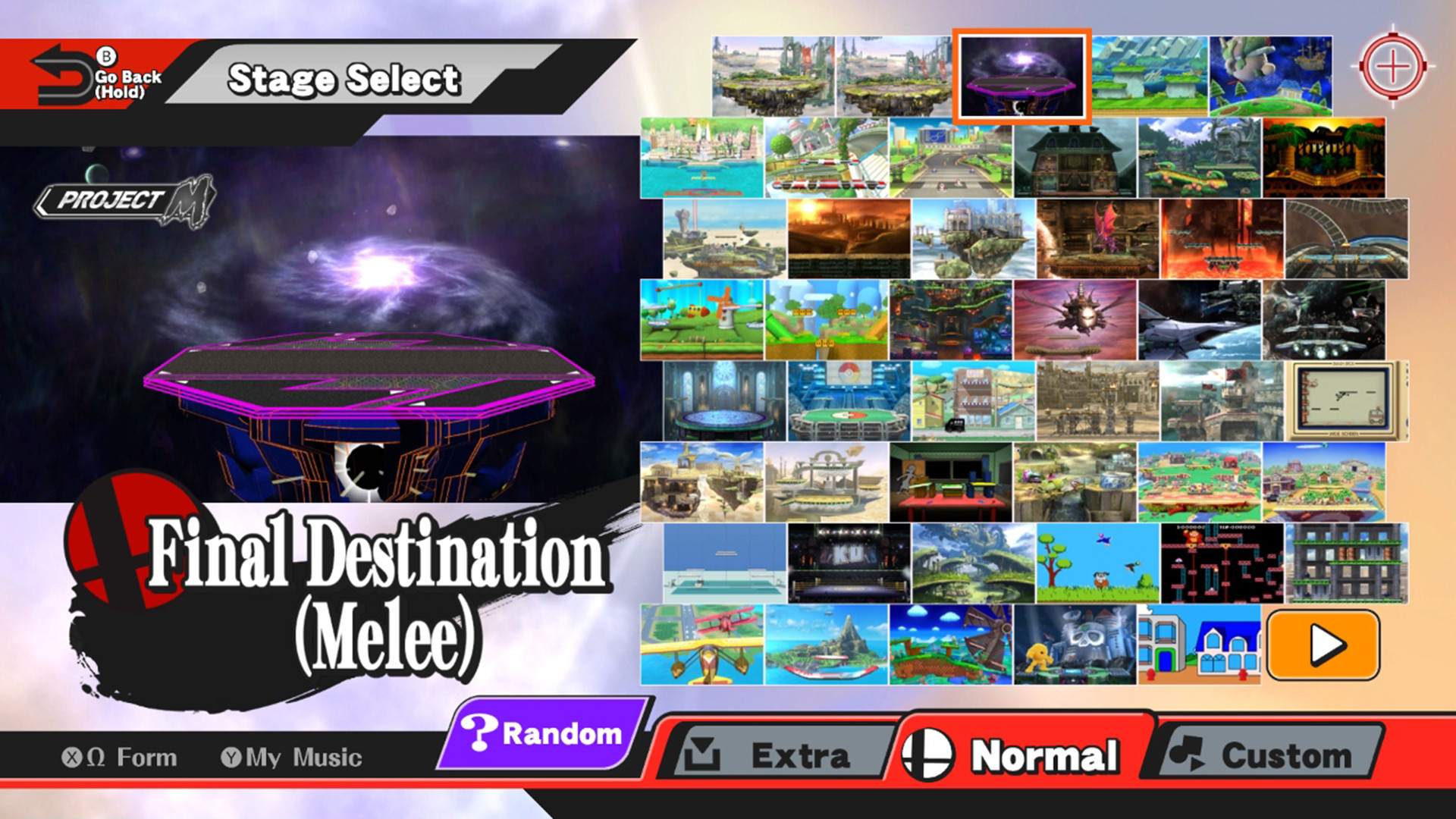 Final Destination (Melee) v5! (Project M Port) Mod for Super Smash Bros ...