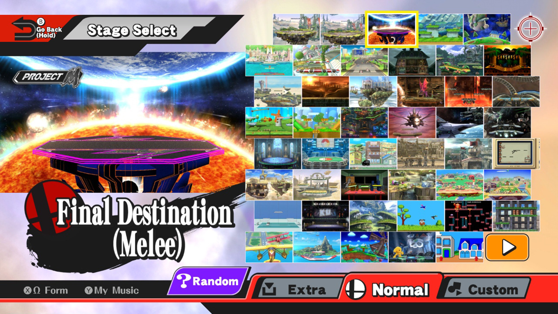 Final Destination (Melee) v5! (Project M Port) Mod for Super Smash Bros ...