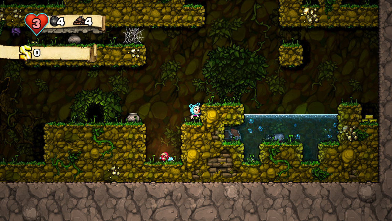 uganda knuckles over blue frog Mod for Spelunky | Spelunky Mods