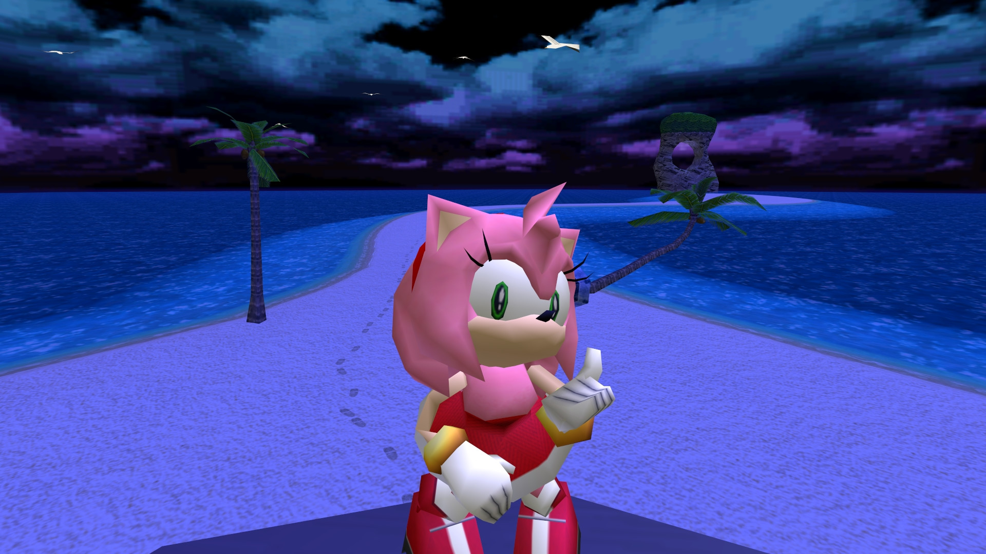 Amy Strapless Dress SA1 [Sonic Adventure DX] [Mods]