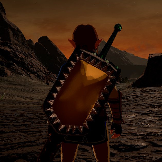 ALttP Yellow Mirror Shield Mod for The Legend of Zelda: Breath of the ...