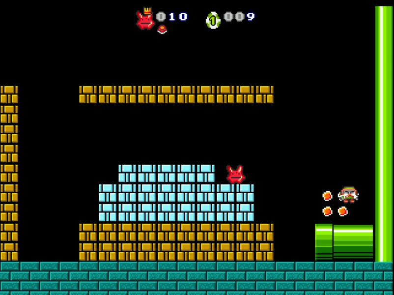 The second piece of the world is 1-1 from SMB. [Super Mario War] [Mods]