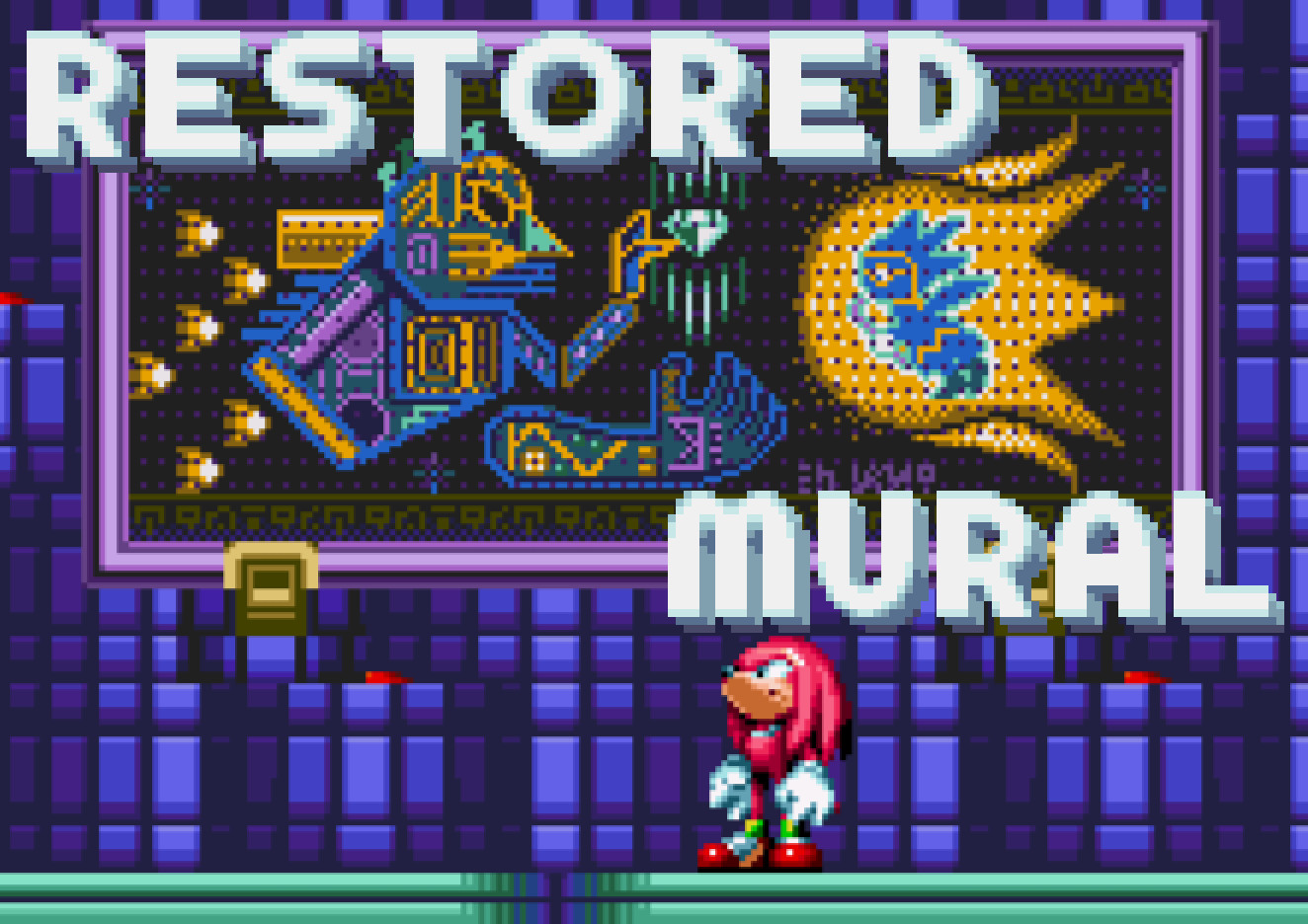Restored Hidden Palace Mural Mod for Sonic Mania | SM Mods