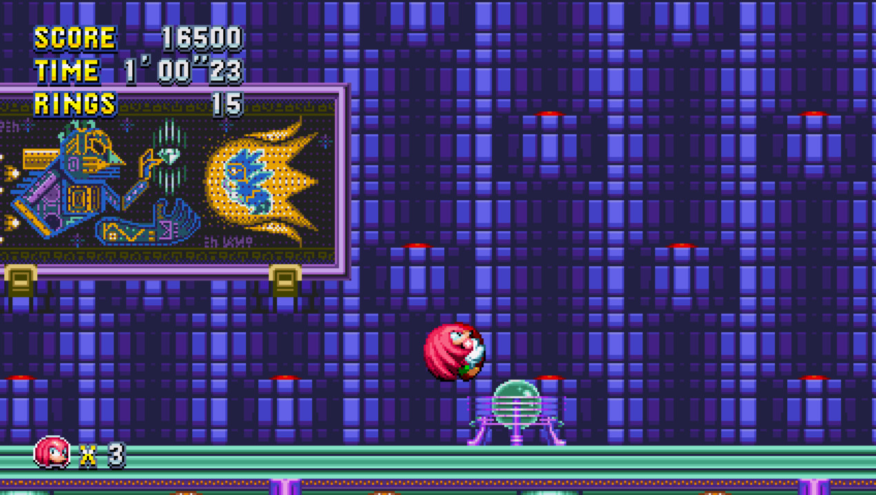 Restored Hidden Palace Mural [Sonic Mania] [Mods]