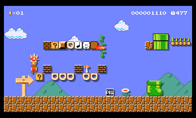 Weird Mario E3 2014 [Super Mario Maker for Nintendo 3DS] [Mods]