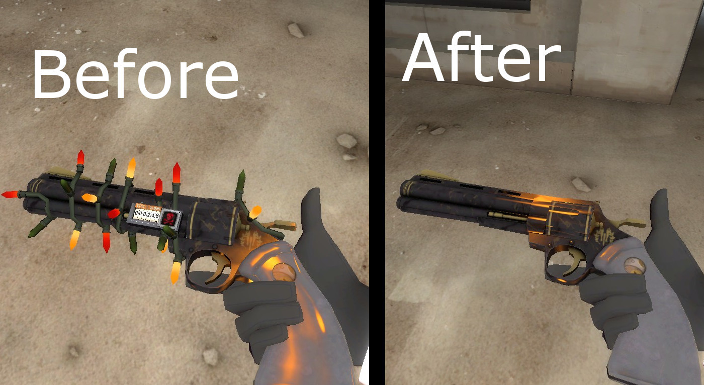 Defestivizer & Stat-Clock Hider Mod for Team Fortress 2 | TF2 Mods