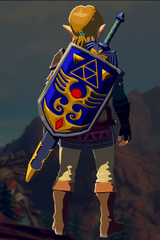 ALttP Blue Fighter Shield [The Legend of Zelda: Breath of the Wild ...