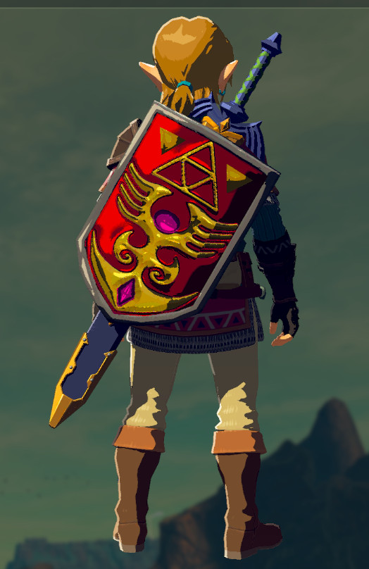 ALttP Red Fighter Shield Mod for The Legend of Zelda: Breath of the ...