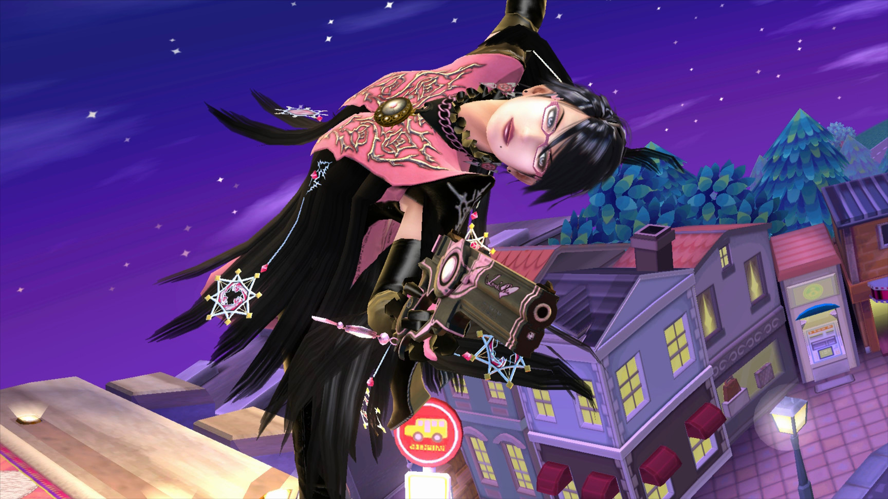 Pink and Black Bayonetta [Super Smash Bros. (Wii U)] [Mods]