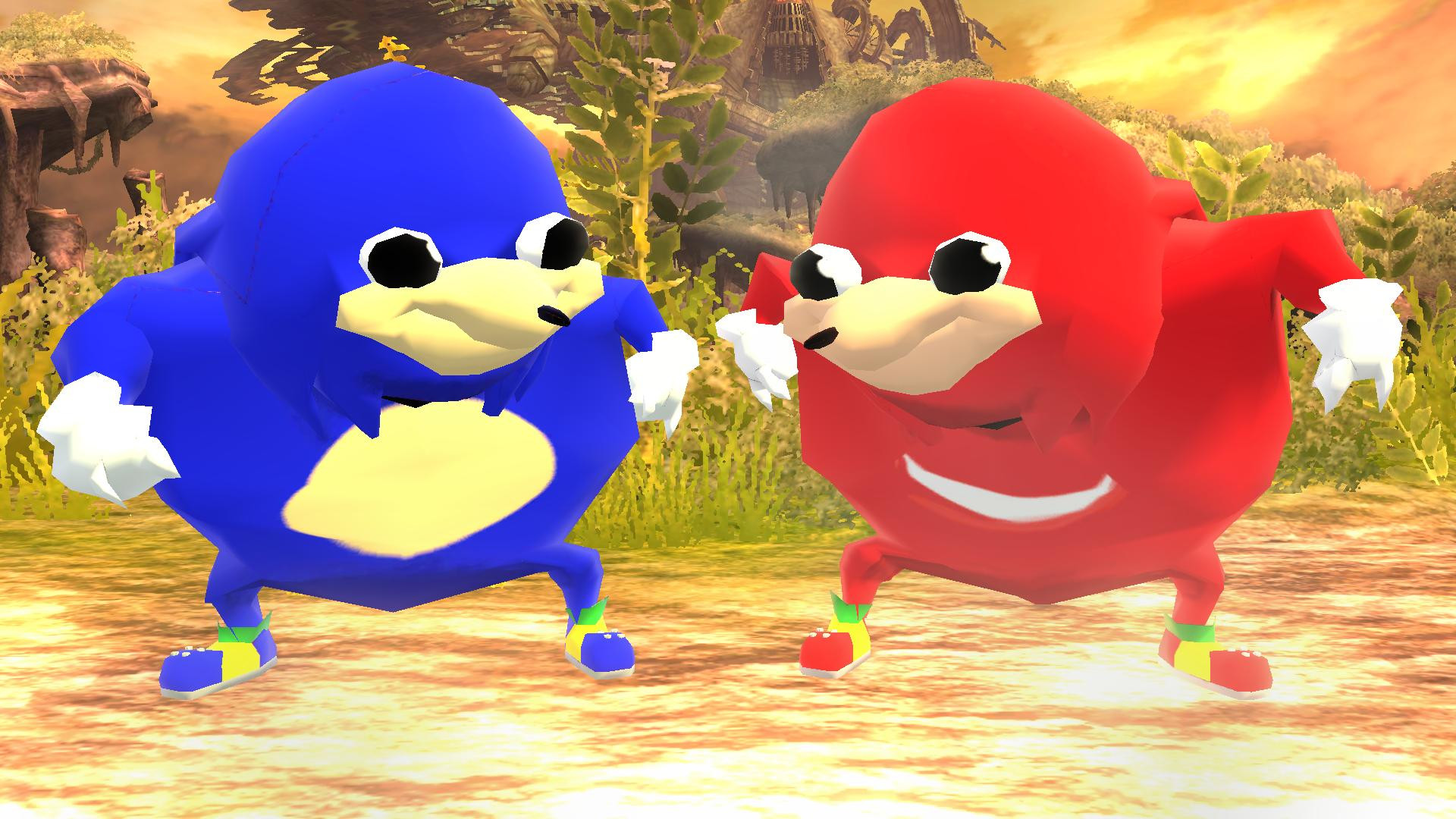 Ugandan Knuckles [Super Smash Bros. (Wii U)] [Mods]