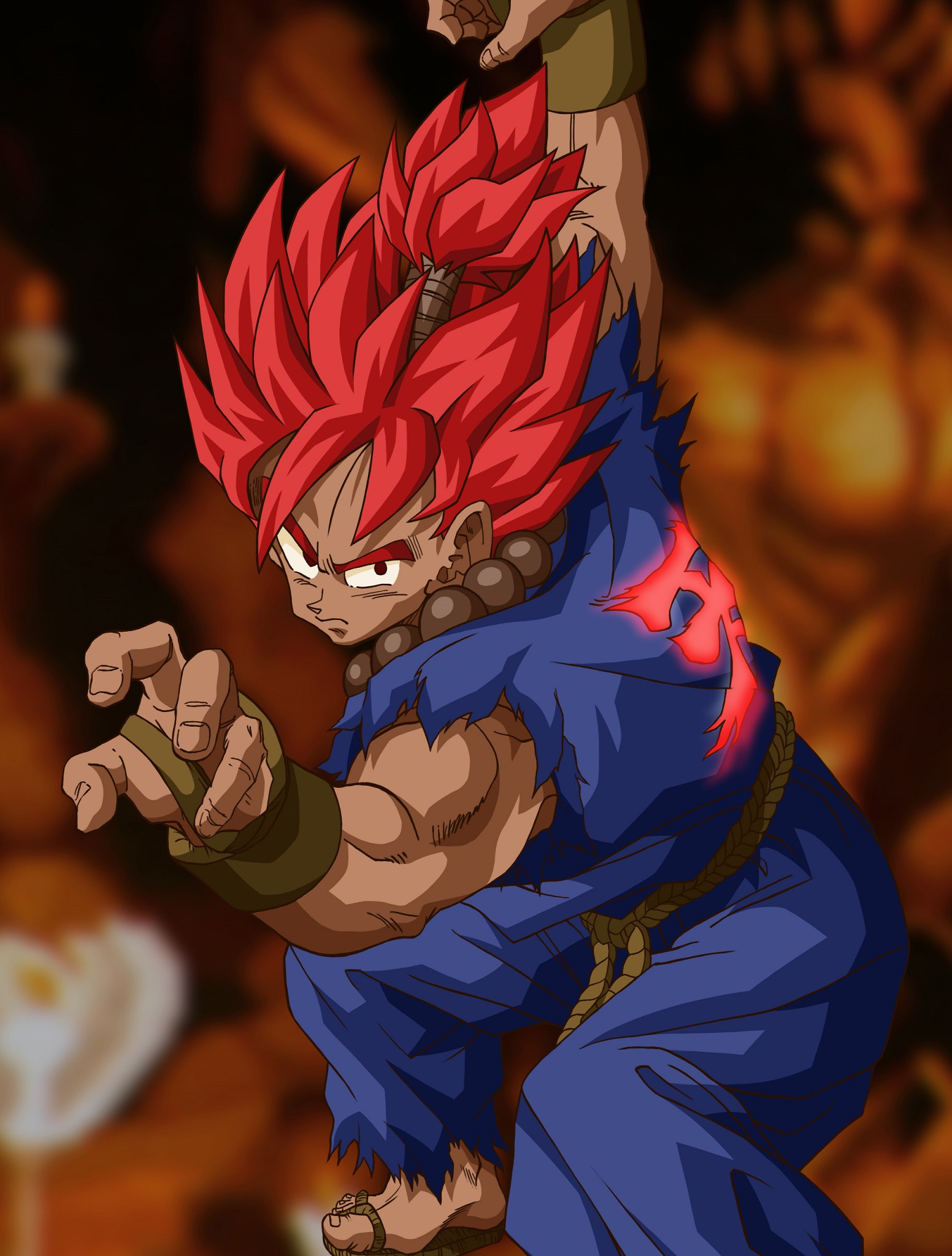 Akuma Goku SSGSS (works on SSJ too) Mod for Dragon Ball FighterZ | DB ...