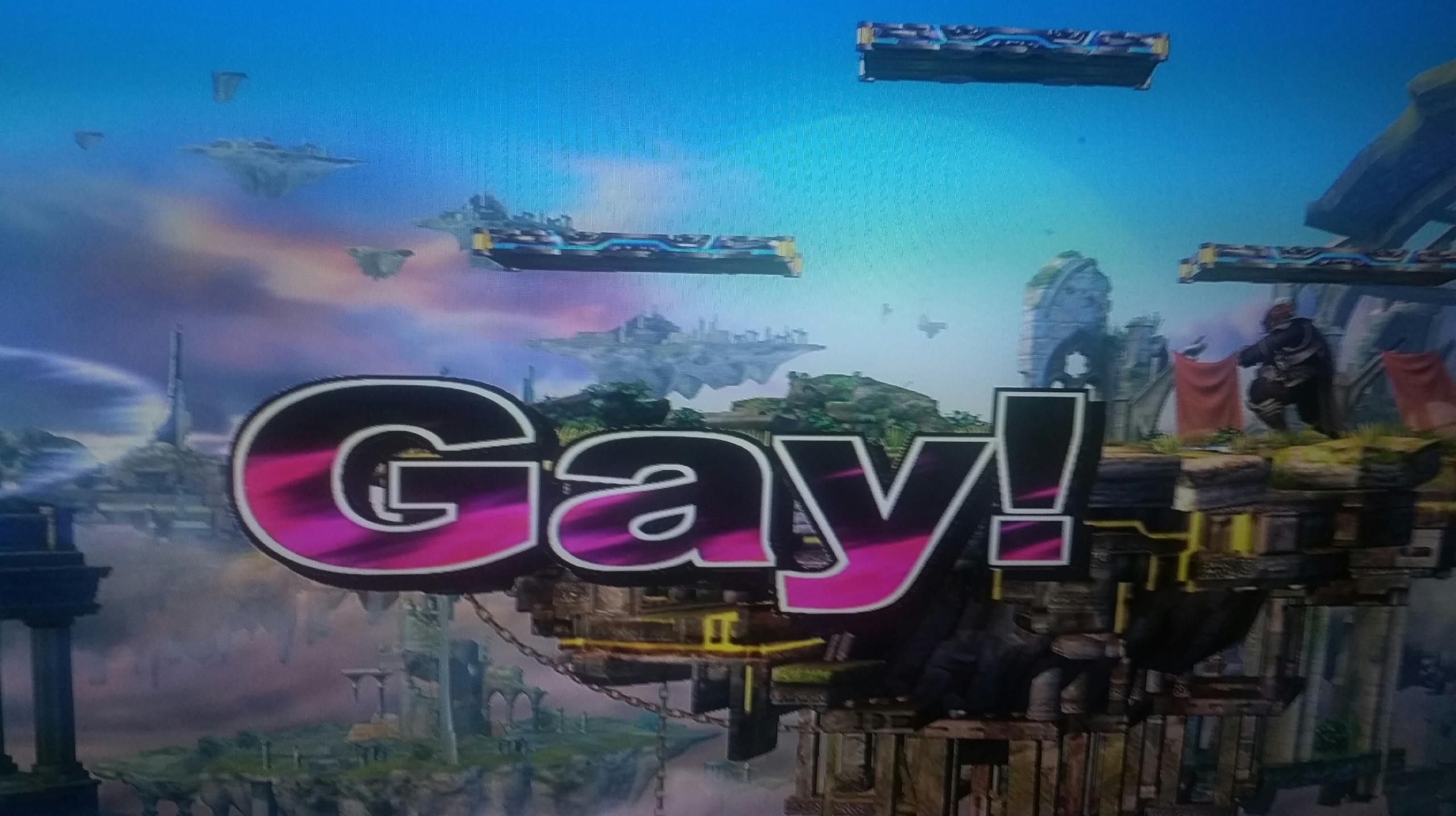 GAY Logos + Voicelines [Super Smash Bros. (Wii U)] [Mods]