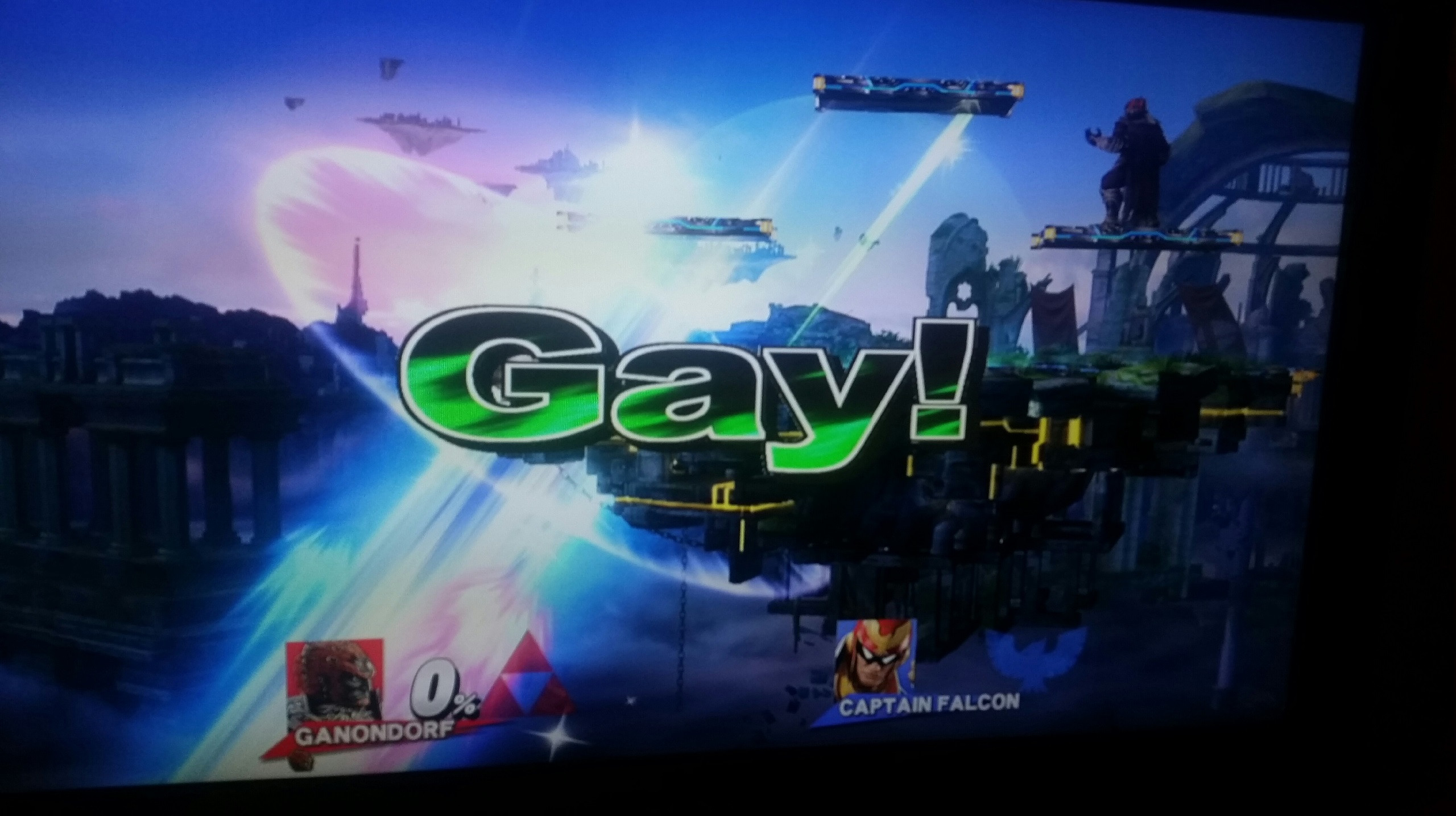 GAY Logos + Voicelines [Super Smash Bros. (Wii U)] [Mods]