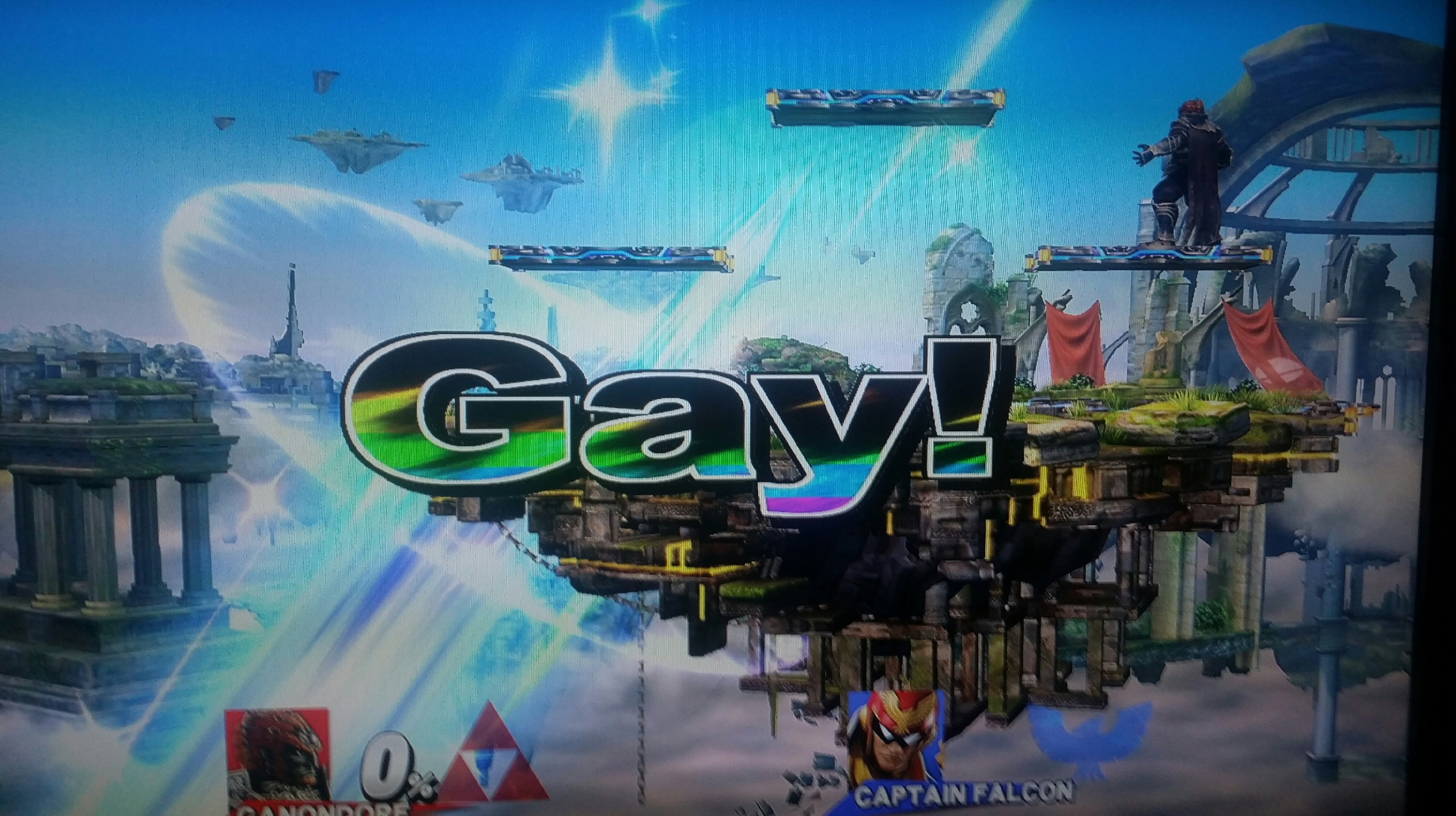 GAY Logos + Voicelines [Super Smash Bros. (Wii U)] [Mods]